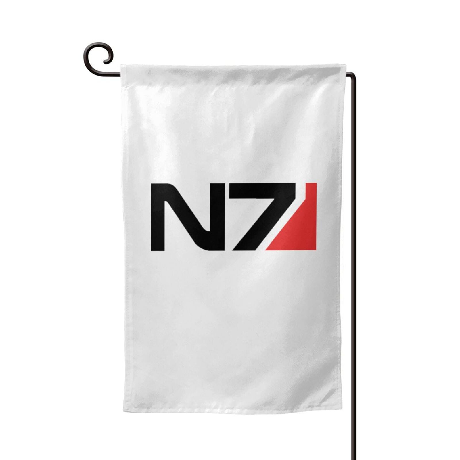 Mass E-Ffect N7 Garden Flag - Double Sided Banners For Outdoor Indoor ...