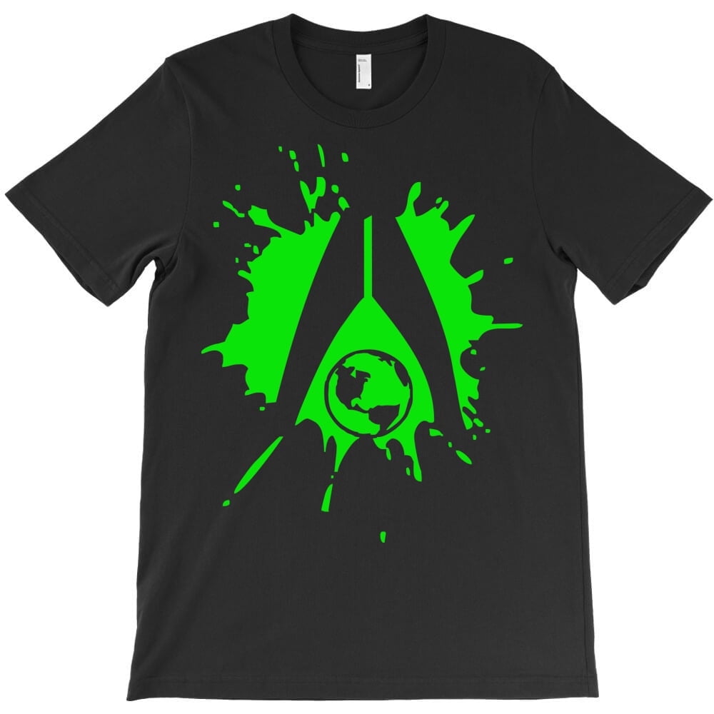 Mass Effect Alliance Globe Splat Funny Video Game Graphic Novelty ...