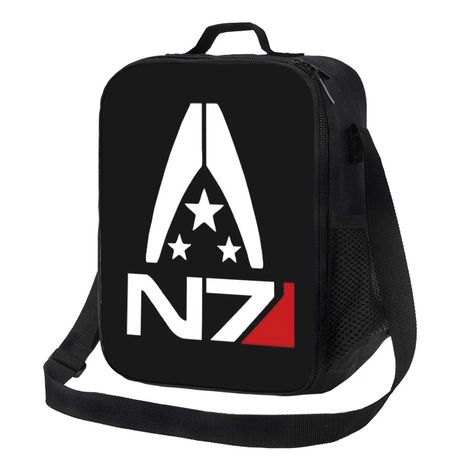 Mass Effect N7 Lunch Bag Insulated Lunch Box for Women Men Lunch Pail ...