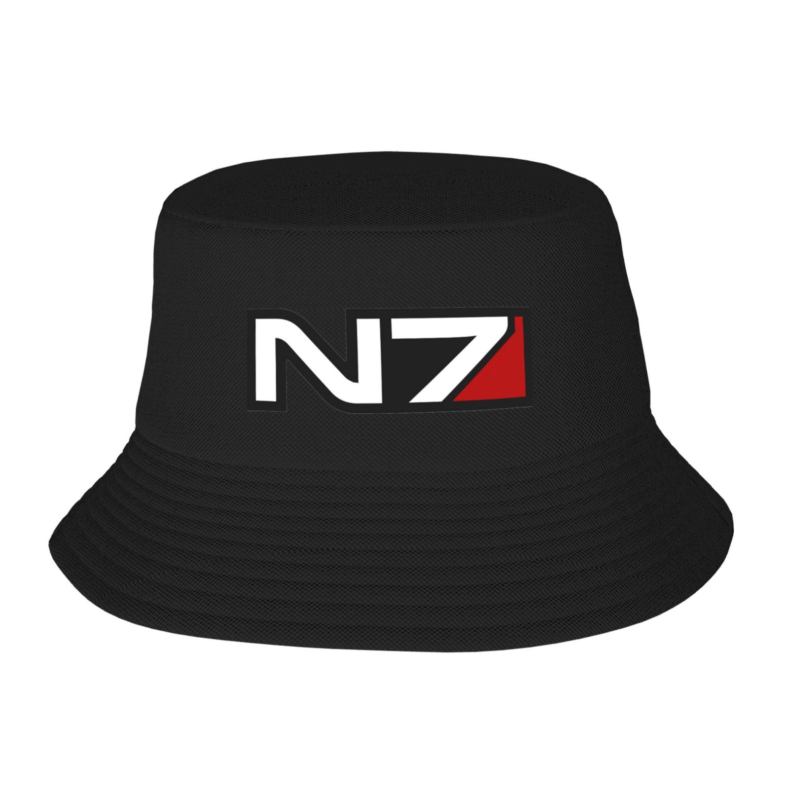 Mass Effect N7 Summer Bucket Hat Fishing Hat Wide Brim Sun Hat with UV Protection for Hiking ...