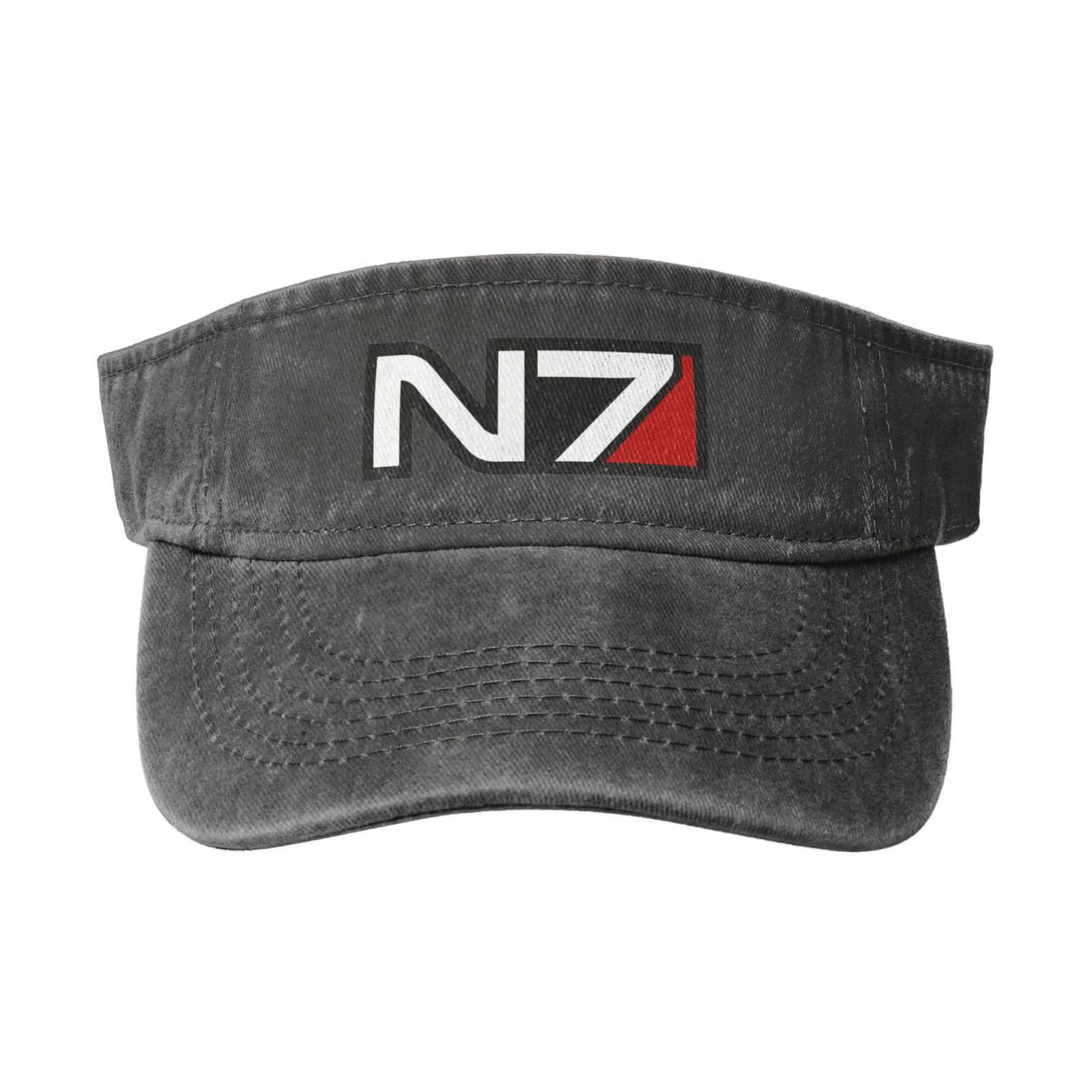 Mass Effect N7 Sun Visor Hats for Women Men Adjustable Sports Sun Hats ...