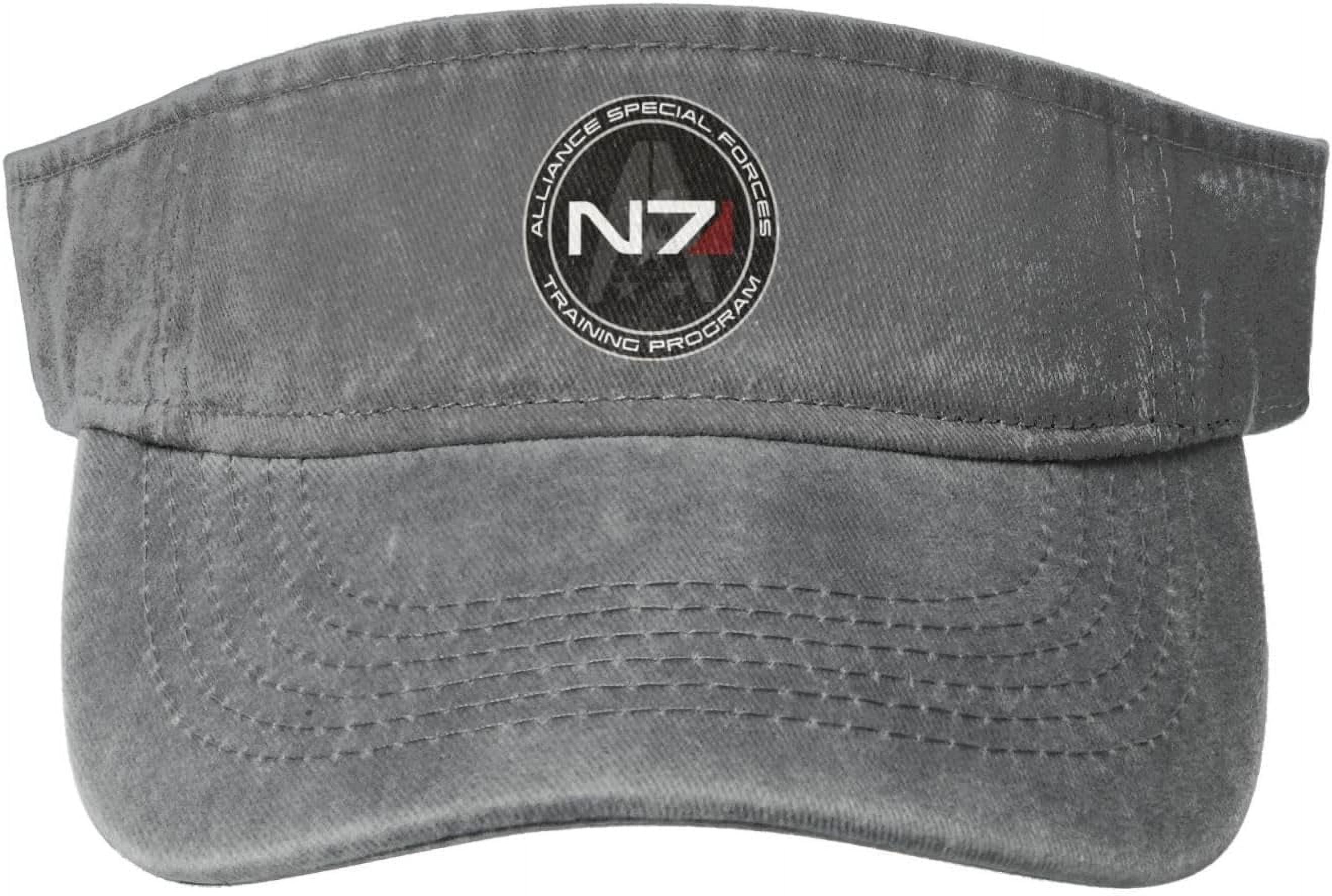 Mass Effect N7 Washed Cowboy Empty Top Baseball Sun Cap - Walmart.com
