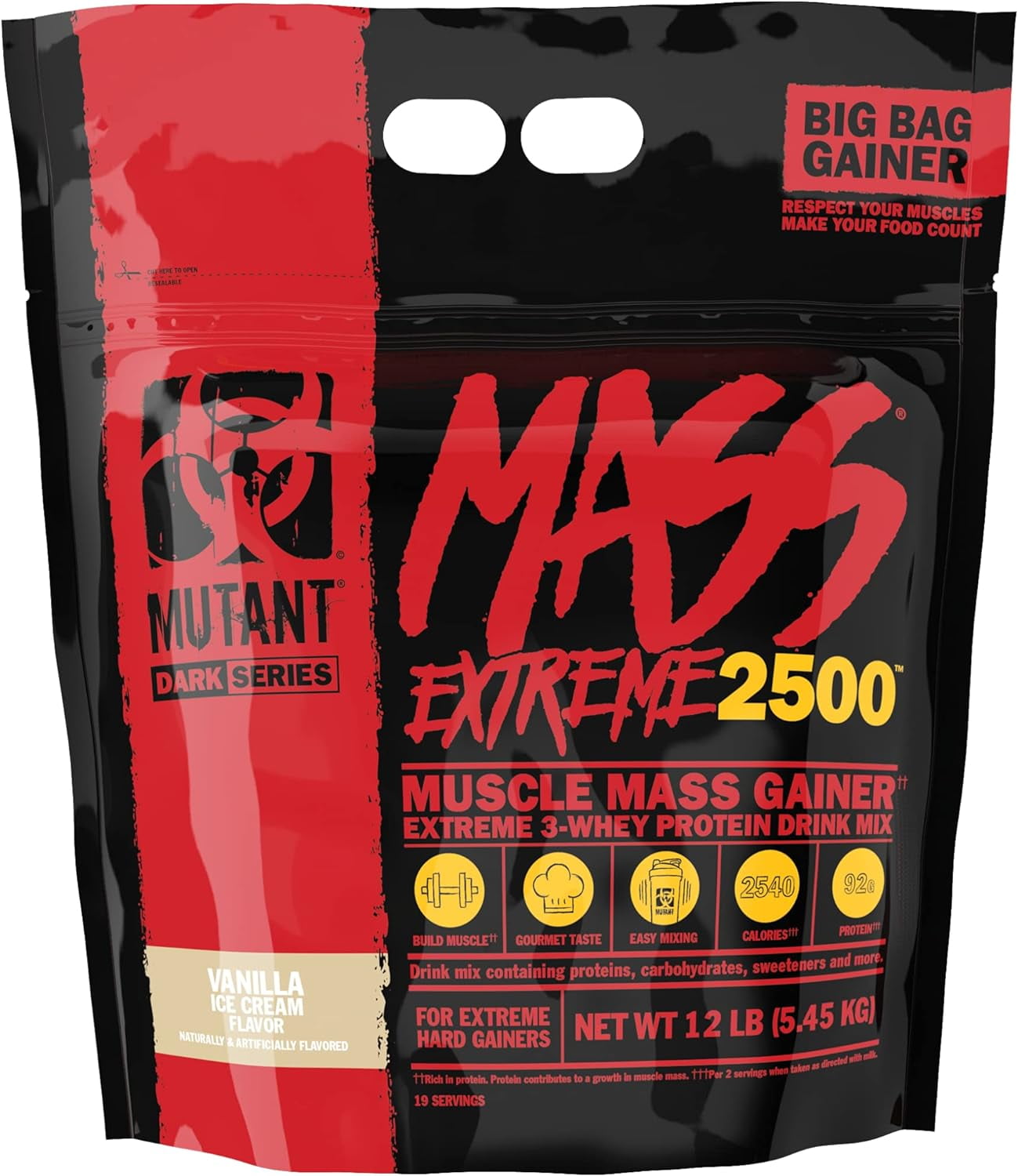 Mass Extreme Gainer – Whey Protein Powder – Build Muscle Size and ...
