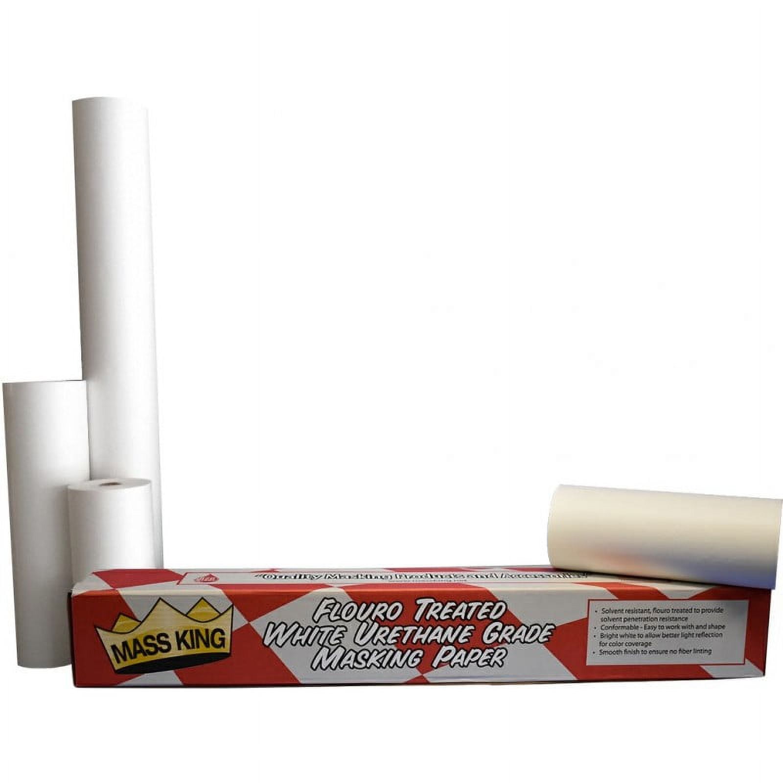 Mass King 36" White Treated Automotive Masking Paper - 700 ft - Walmart.com