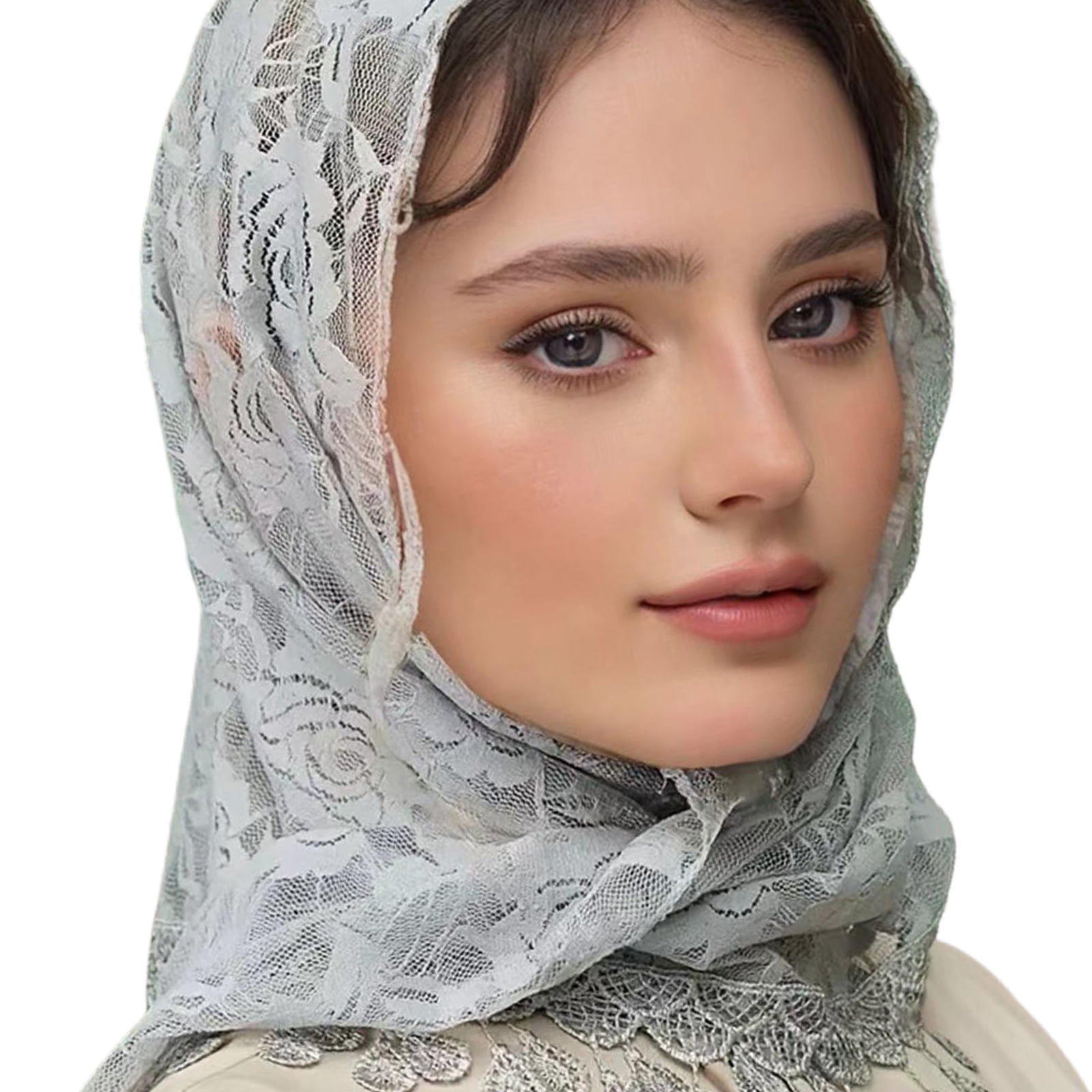 Mass Mantilla Veils for Women Catholic Church Lace Shawl Headcovering ...