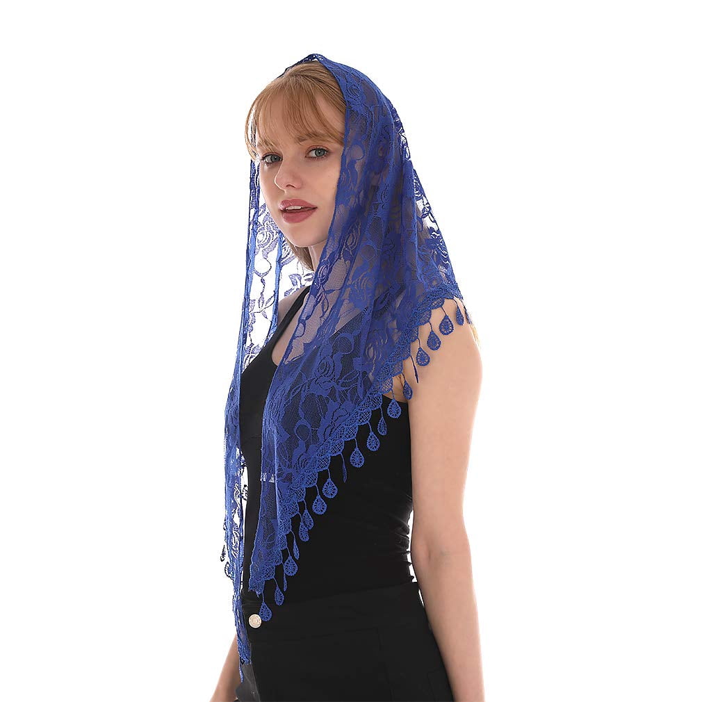 Mass Veil Triangle Mantilla Triangle Lace Infinity Veils Cathedral Head ...
