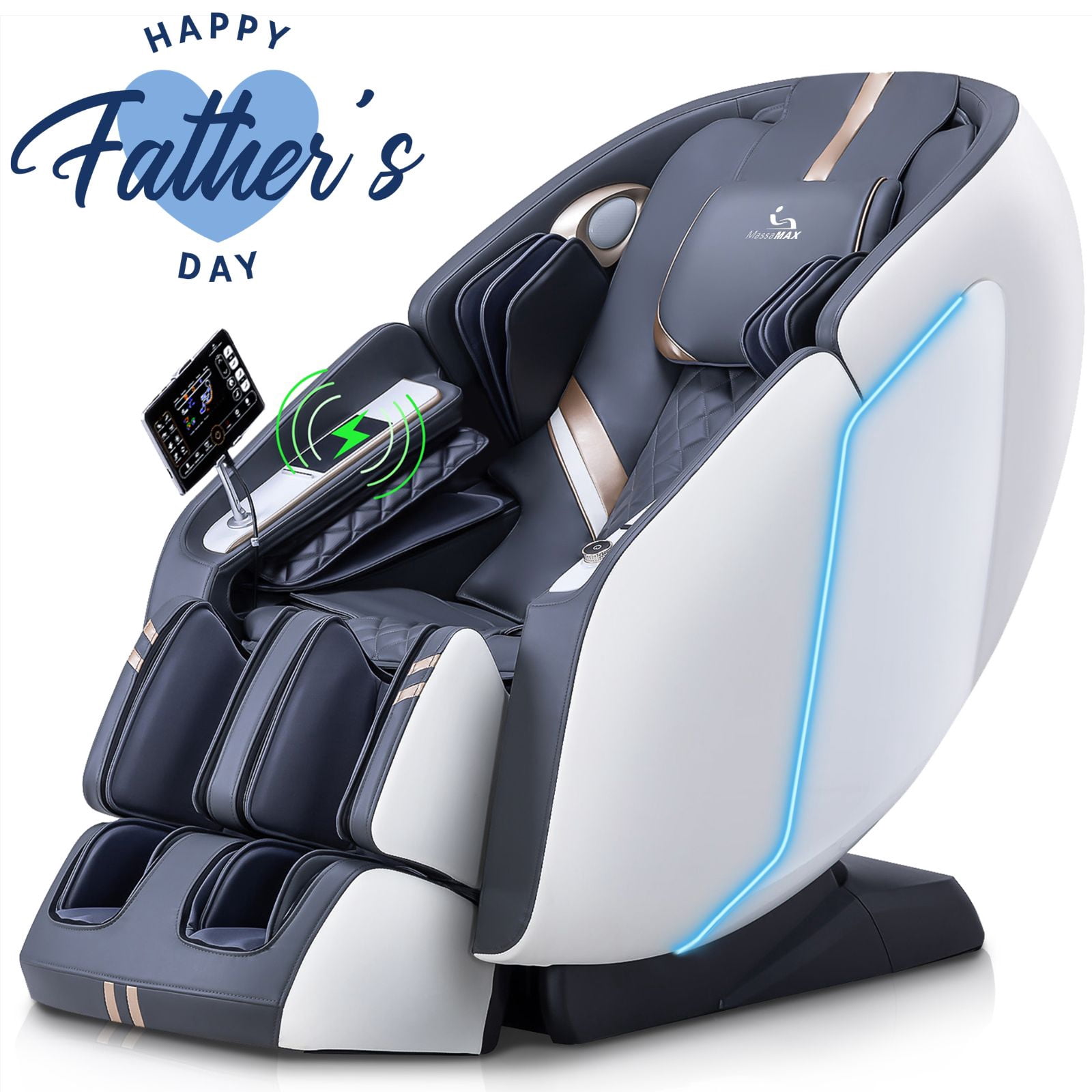 MassaMAX MT398 4D Massage Chair 2024, Electric Footrest, Full Body Yoga ...