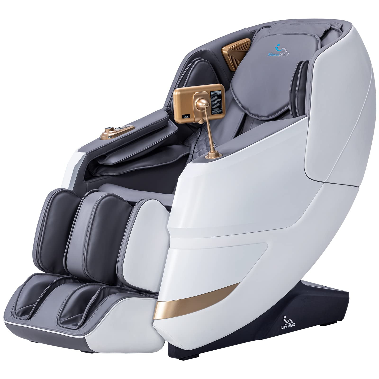 MassaMAX MT339 4D Smart Massage Chair, Zero Gravity, Electric ...