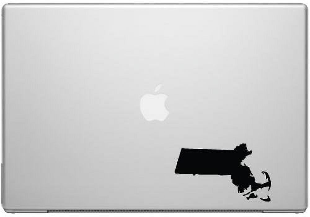 Massachusetts BAY State Boston Pride Decal Sticker - Black 5" Vinyl ...