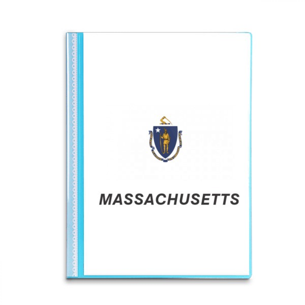 Massachusetts Flag Profile Book Sheet Protectors Portfolio Binder ...