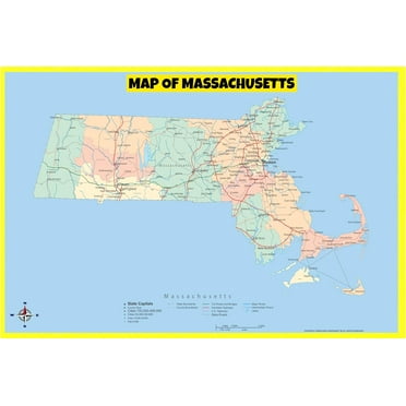 20x30 Map of South America - Laminated Wall Map Poster Print Perfect for Classrooms and Homes ...