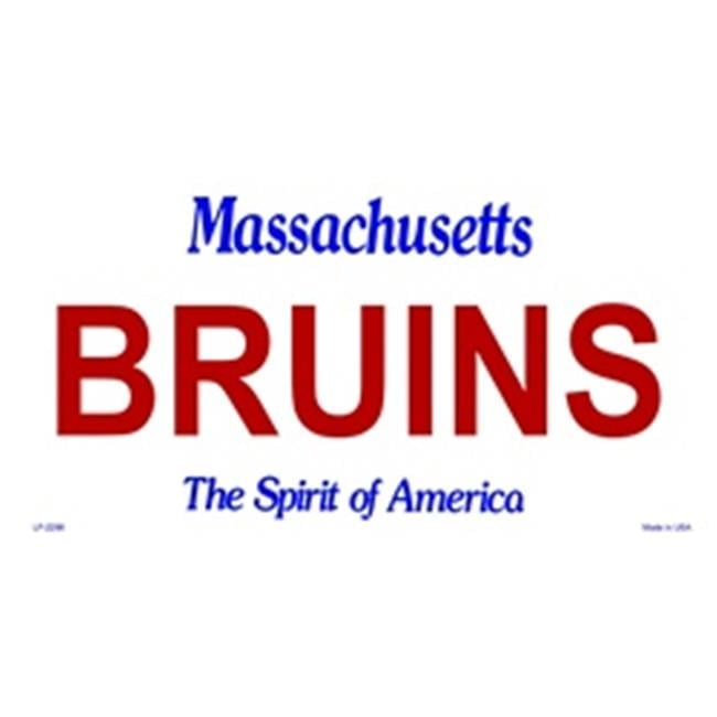Massachusetts State Background License Plates- Bruins - Walmart.com