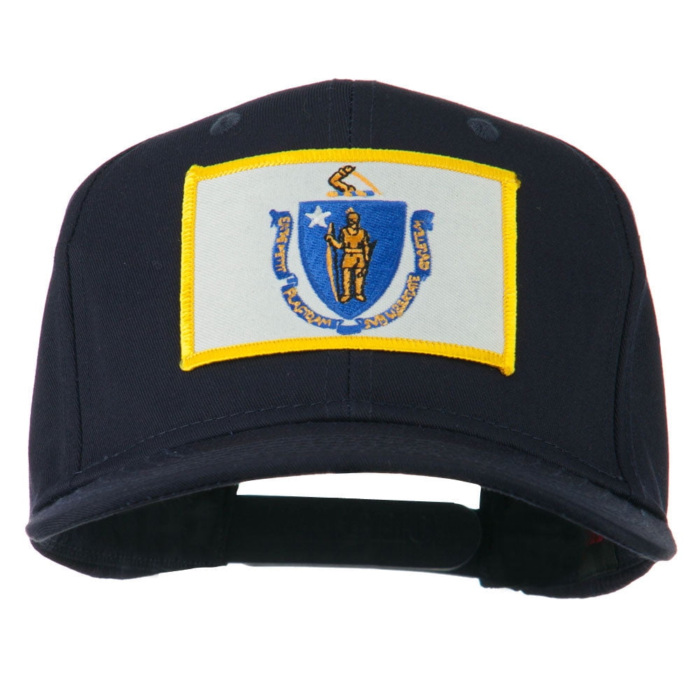 Massachusetts State High Profile Patch Cap - Navy OSFM - Walmart.com