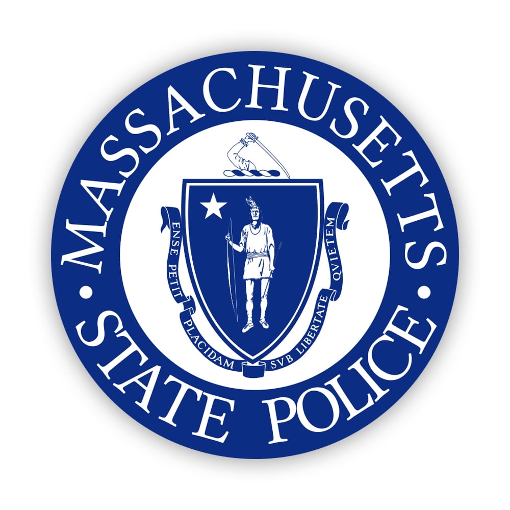 Massachusetts State Police MSP Seal Sticker Decal - Self Adhesive Vinyl ...