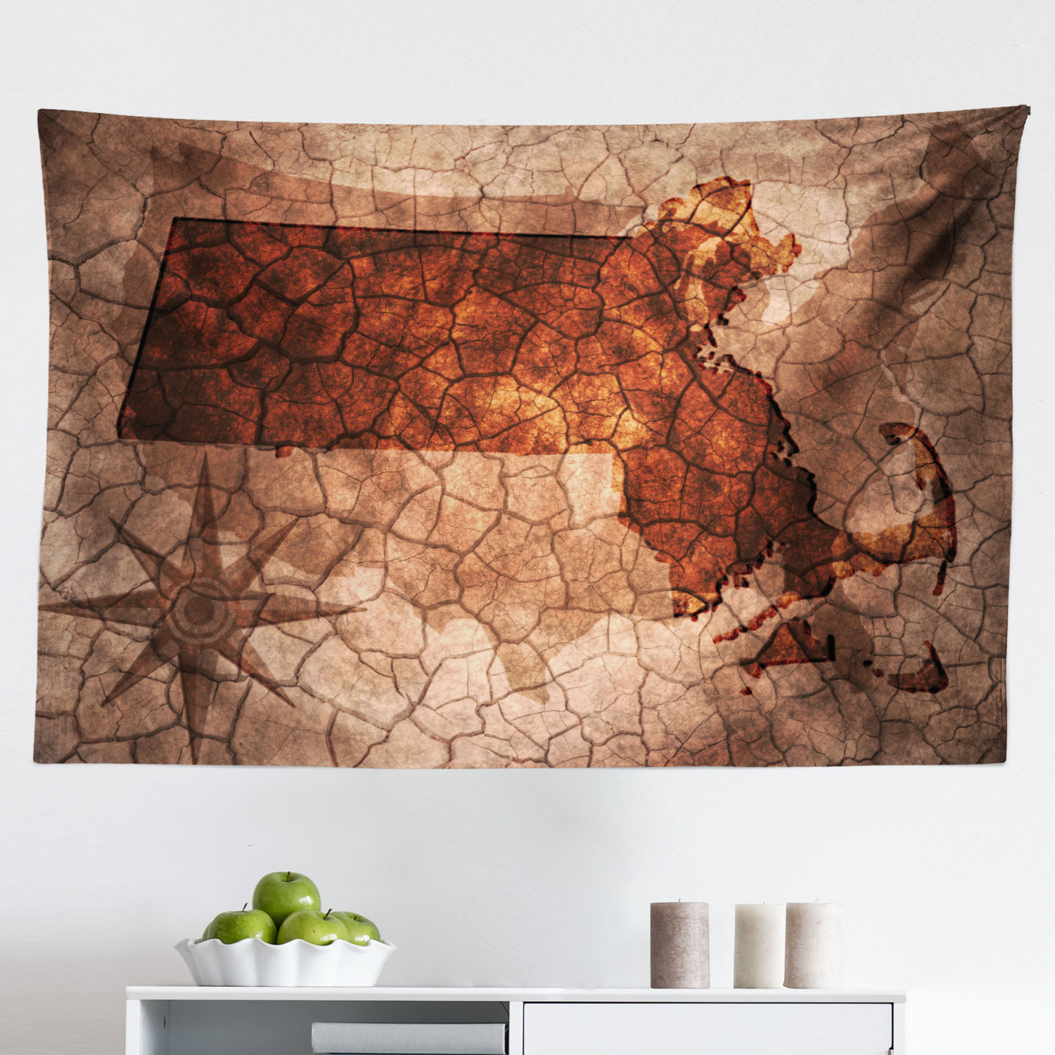 Massachusetts Tapestry, Cape Cod Herring Cove Beach in Boston United ...
