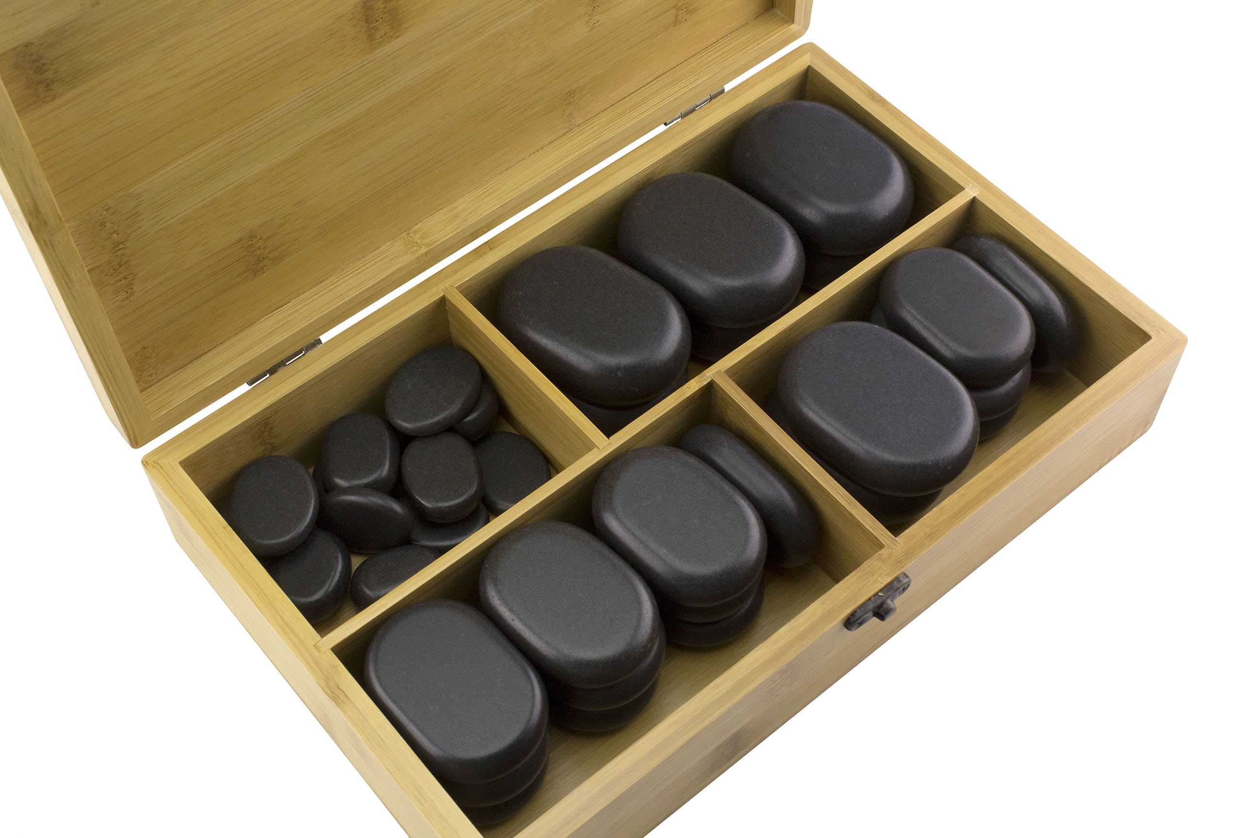 Massage Basalt Stone Heated Treatment Polish Stone Set 36 Pcs - Walmart.com