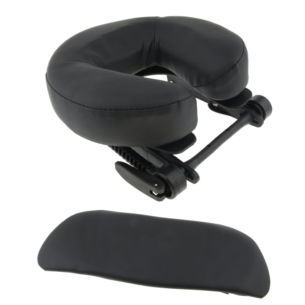Massage Bed Table Headrest Platform Head Pillow - Black - Walmart.com
