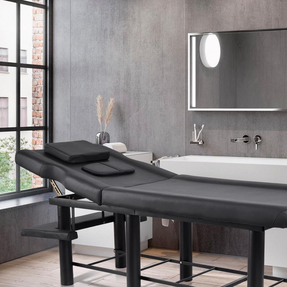Massage Bench Waxing Bed, Heavy Duty Professional Stationary Massage ...