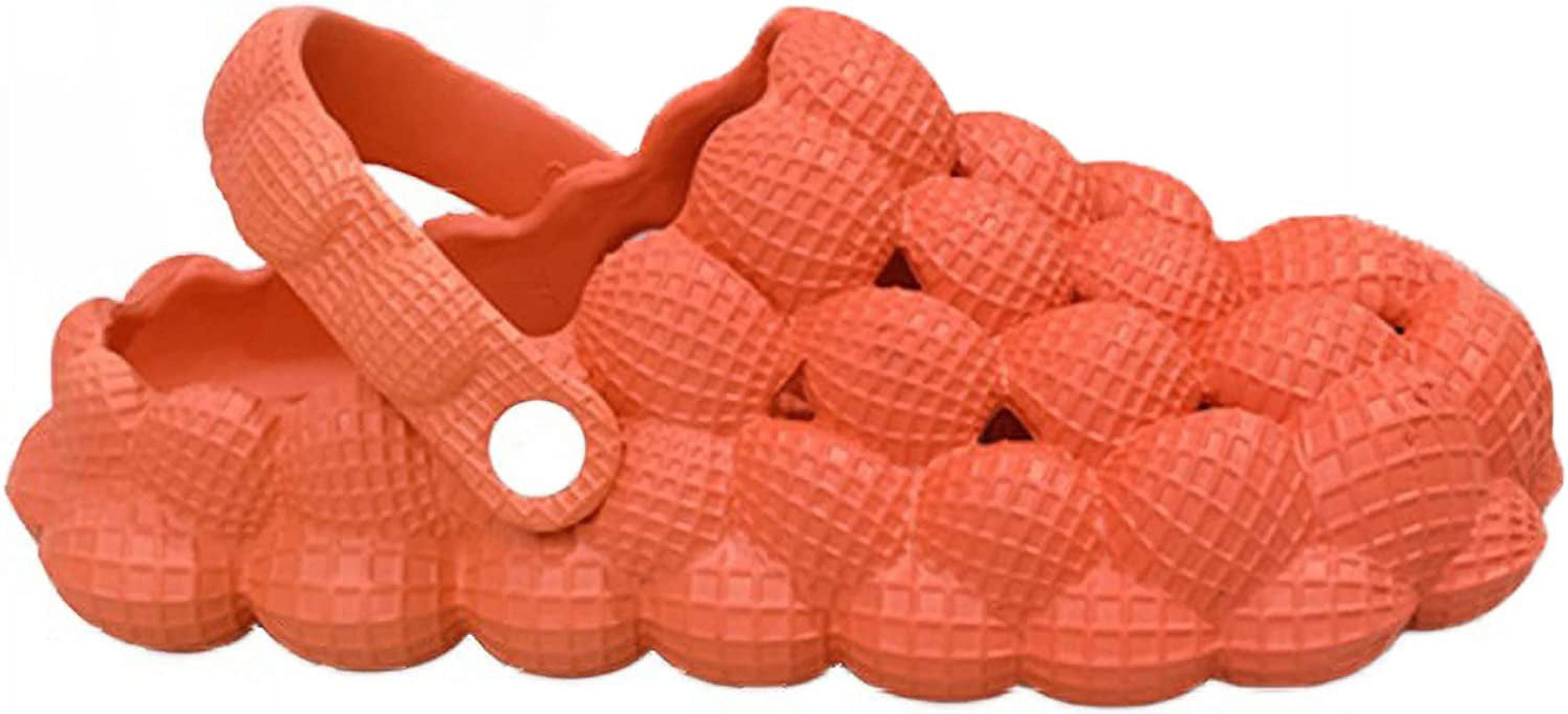 Massage Bubble Slides Slippers for Women Men With Heel, Funny Light ...