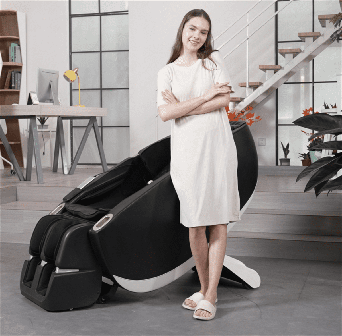 Massage Chair, 2D Motor-Massage Manipulator, SL Track Sliding Electric ...
