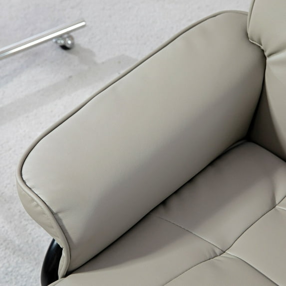 Massage Chairs HOMCOM Recliner with Ottoman, Swivel Recliner Chair and ...