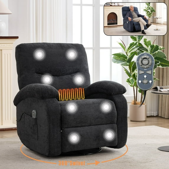 Massage Chairs Hot massage manual lounge chair, with rocker arms and ...