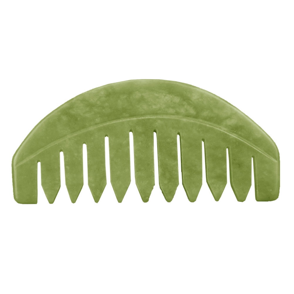 Massage Comb Crimper Hair Tool Body Scraping Jade Hairbrush Scraper ...