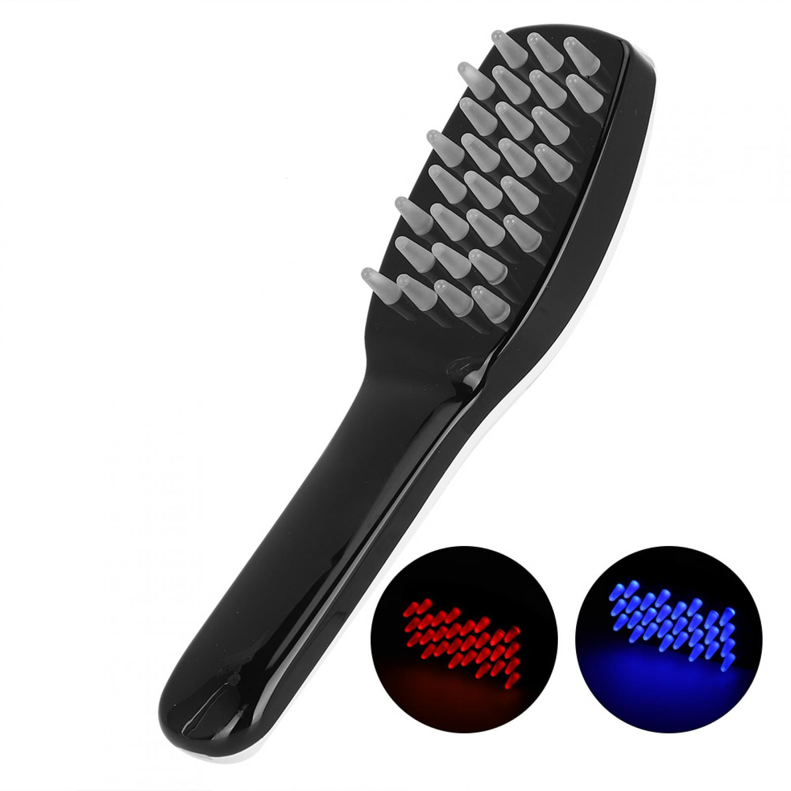 Massage Comb, Hair Growth Comb, Electric Red Blue Hair Anti Loss ...