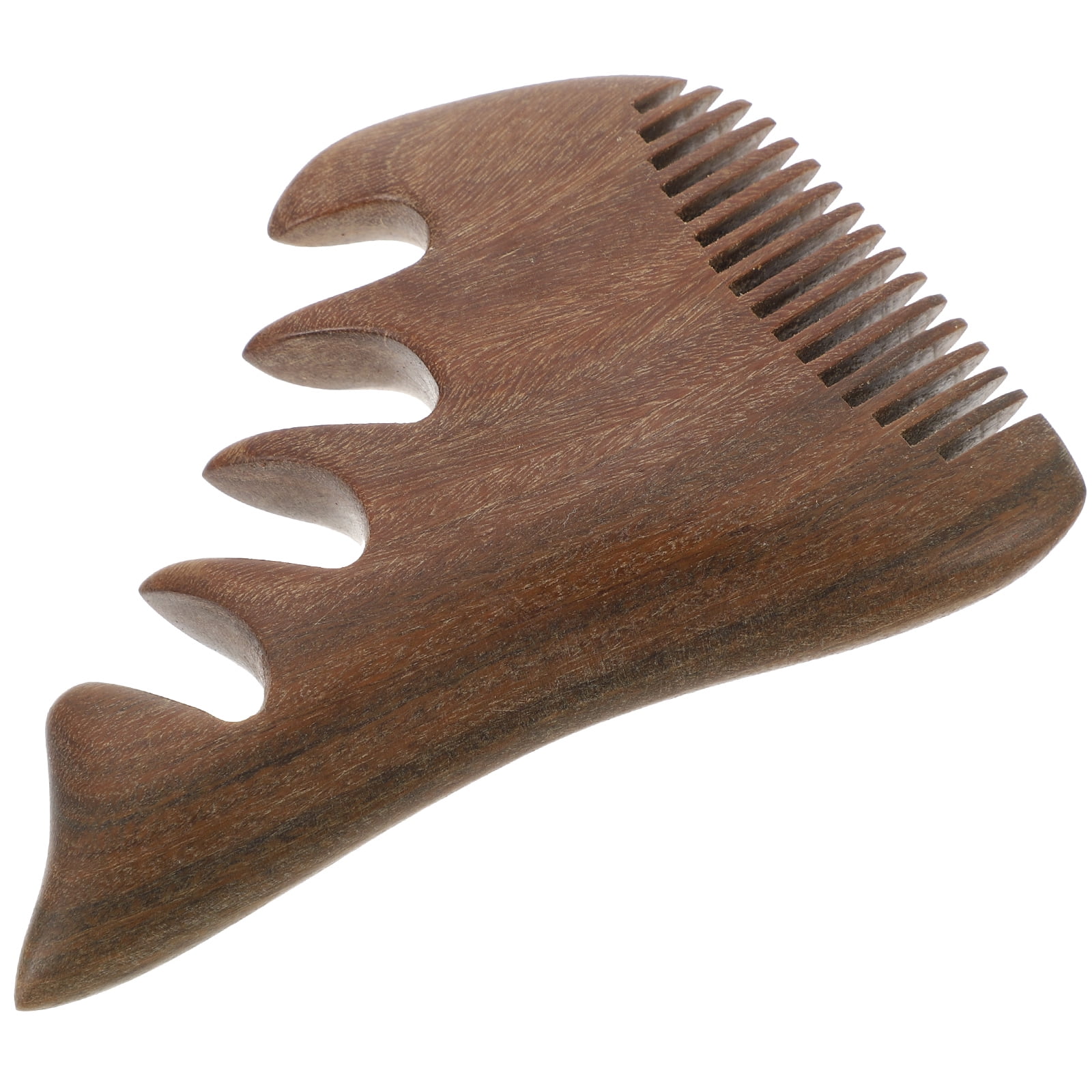 Massage Comb Styling Scalp Caring Anti-static Acupoint Ebony Green ...