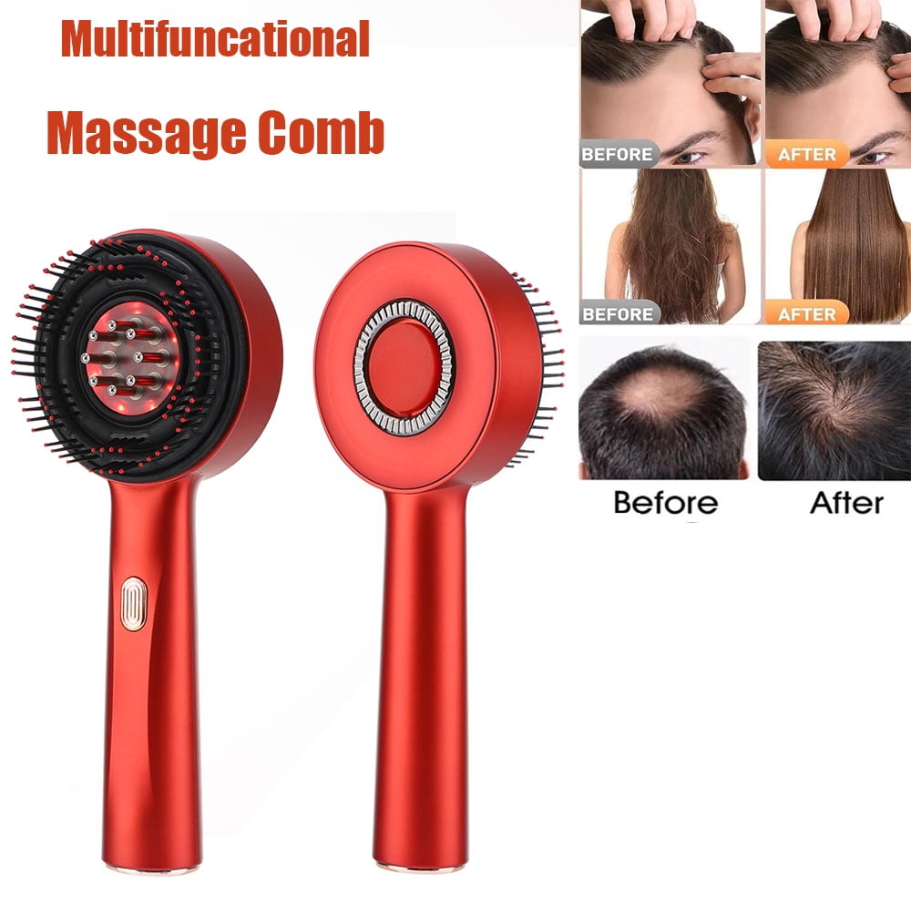 Massage Combs for The Scalp，Scalp Massaging Brush Red Light Hair Comb ...