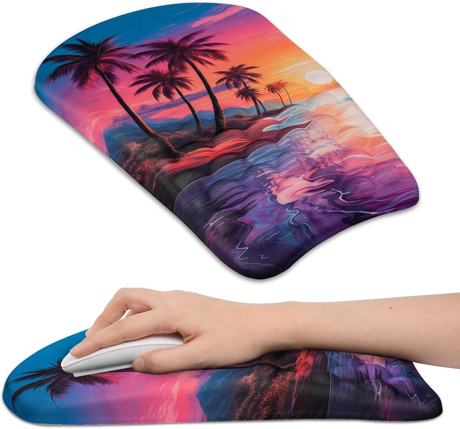 Massage Design】The perfect combination of ergonomic slopes and massage beads provide a natural ...