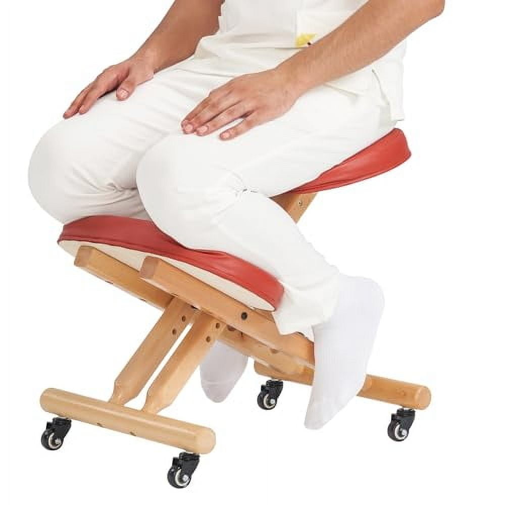 Massage Ergonomic Kneeling Chair, Adjustable Height Posture Stool for ...