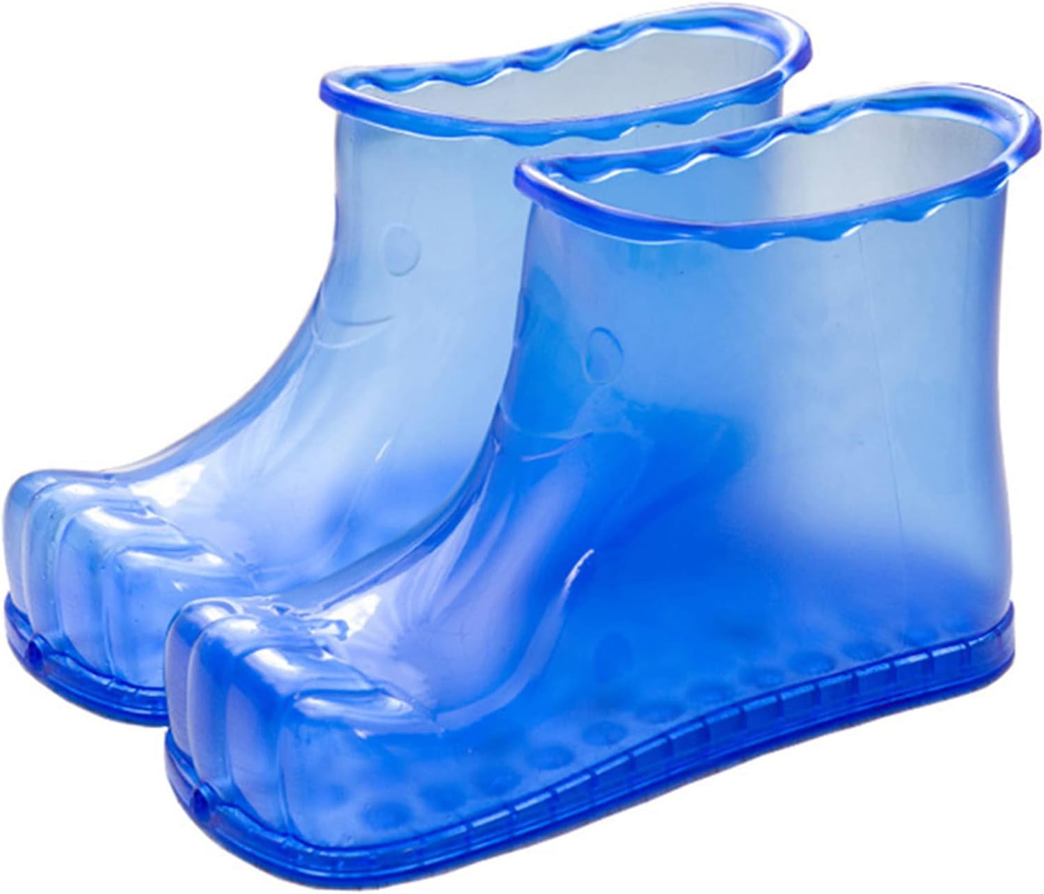 Massage Foot Bath Shoes Tall Footbath Massage Boots PVC Portable Foot ...