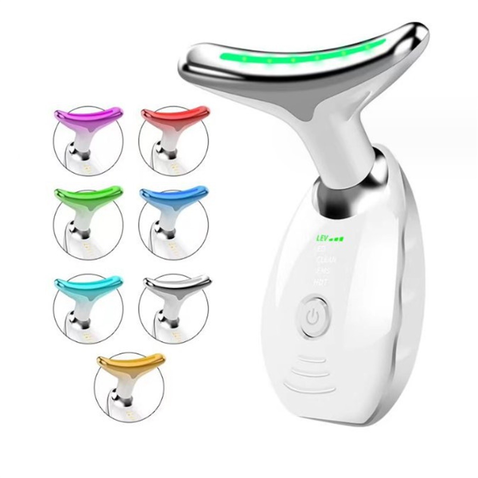 Massage Gun 7 Color Beauty Facial Massager Microcurrent Facial Device ...