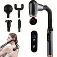 Massage Gun, Back Massager for Deep Tissue, 6 Intensity & 3 Modes, 4 ...
