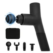 Brookstone Cordless Hot and Cold Percussion Deep Tissue Massager Gun, 6 Intensity Levels ...