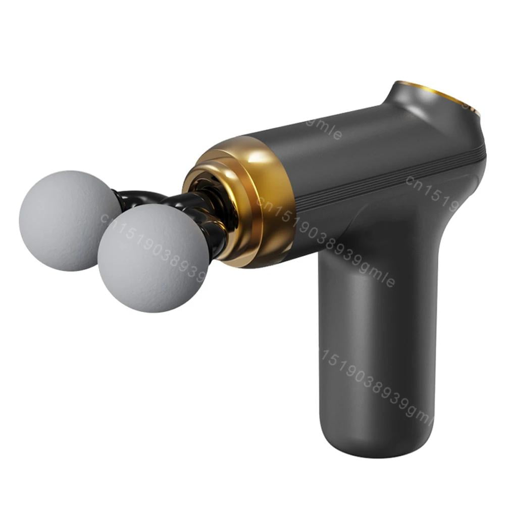 Massage Gun Deep Tissue with Dual Heads Percussion Back Massager Gun ...