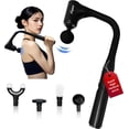 Massage Gun with Exended Handle Deep Tissue Back Massager for Pain ...