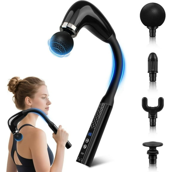 16-Head Massage Gun Set, Deep Tissue Percussion Massager with 8 Modes ...