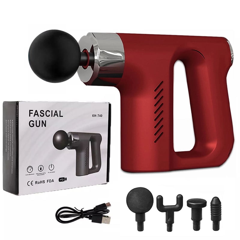 Massage Gun Muscle Stimulator Electric Slimming Deep Relief Pain ...