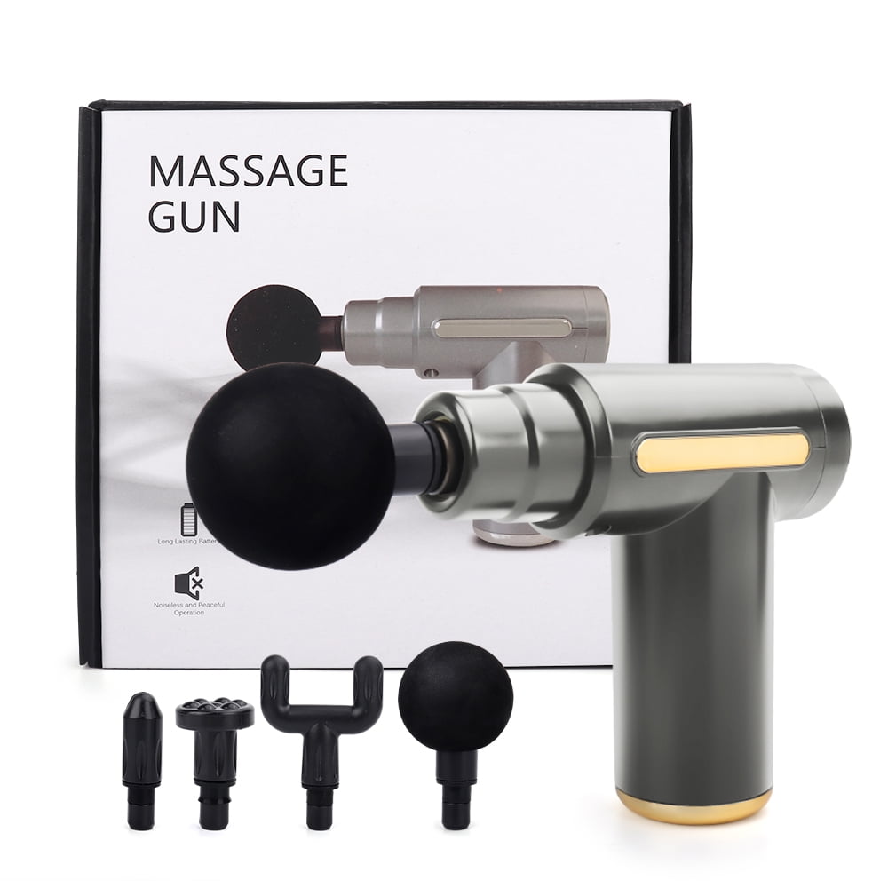 Massage Gun Professional Deep Muscle Body Shoulder Back Neck Vibration ...