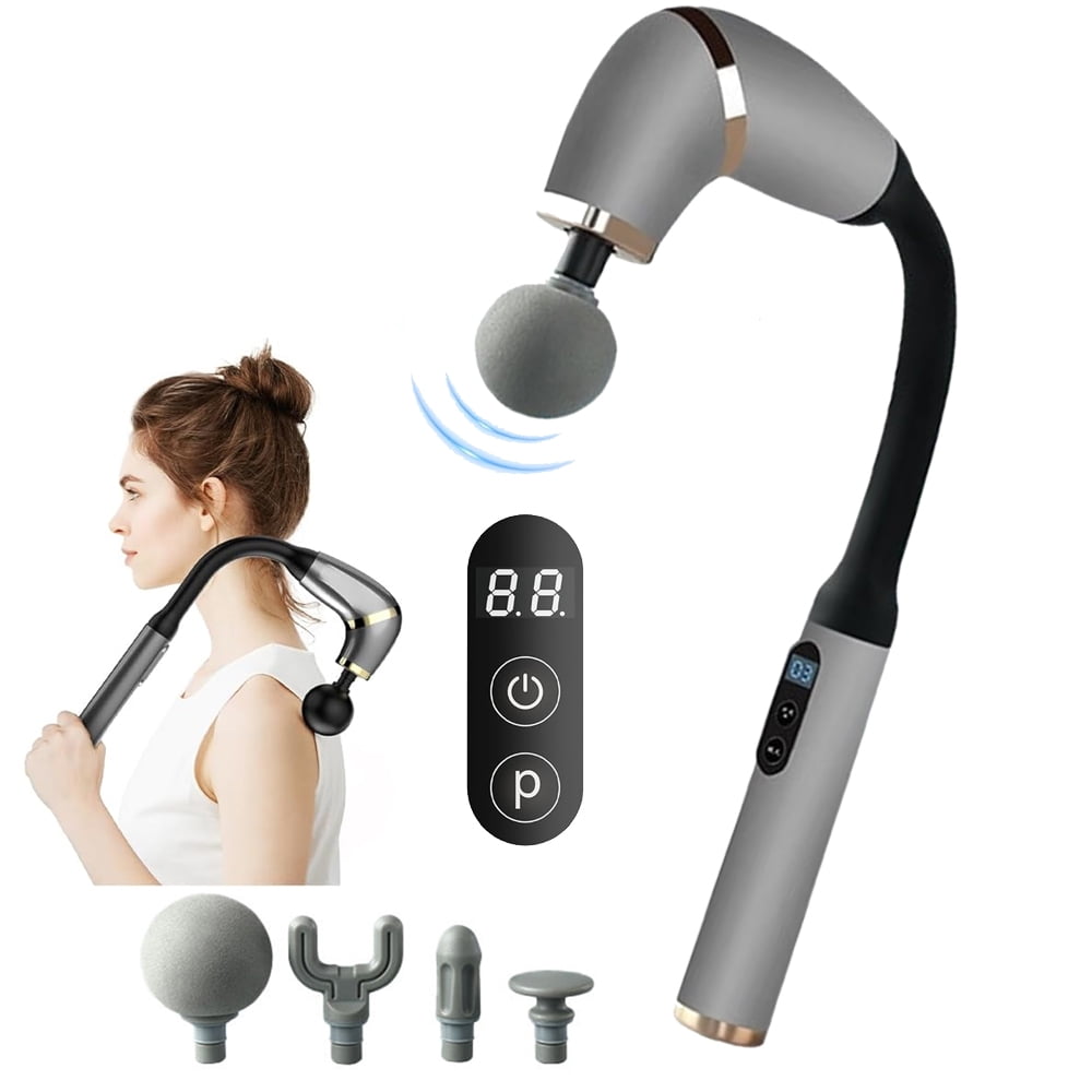 Massage Gun, Upgrade Extension Handle Percussion Massage Gun Deep ...