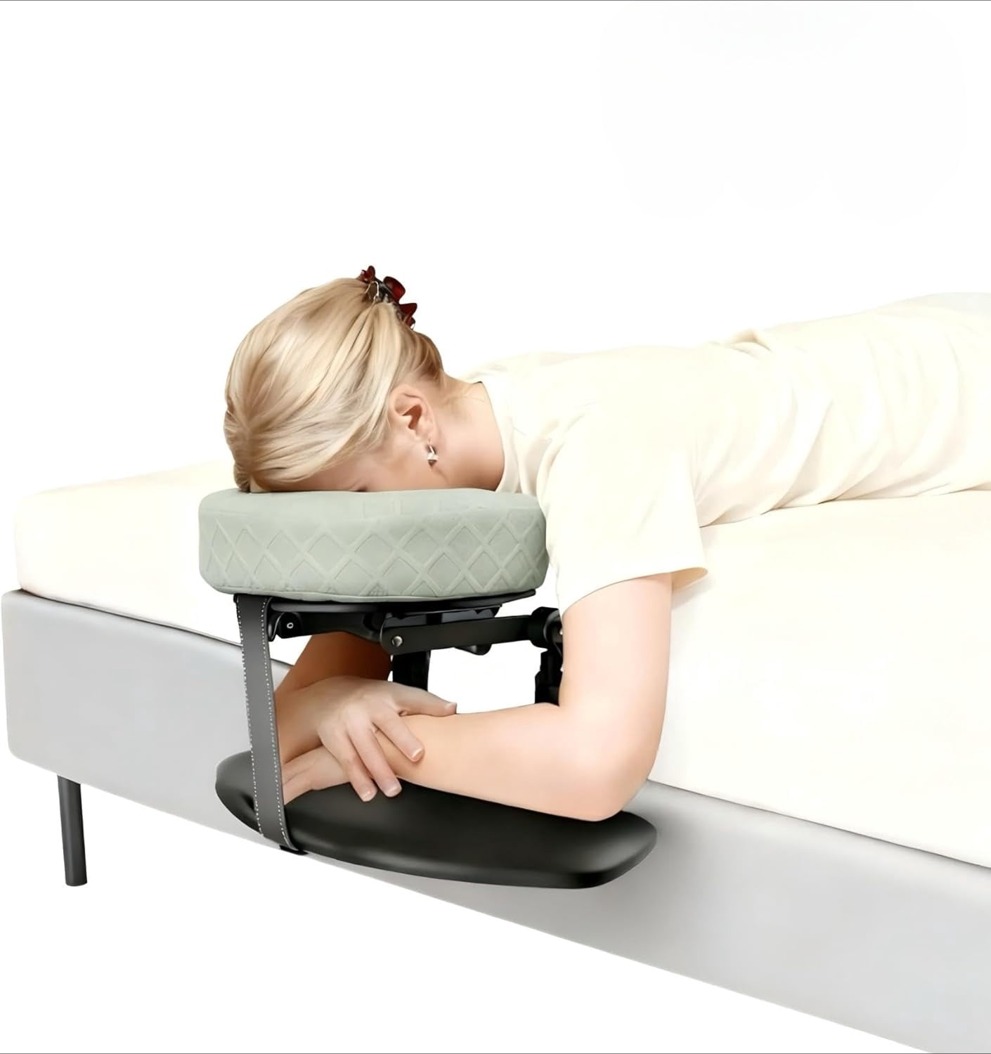 Massage Headrest for Bed, Adjustable Massage Face Cradle for Home Use ...