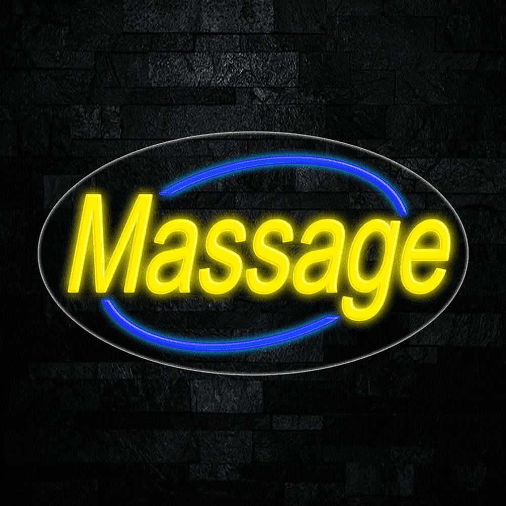 Massage LED Neon Sign #34006 Made in USA - Walmart.com
