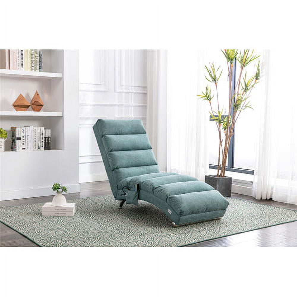 Walmart Teal Massage Reclining Sleeper Chair, Indoor Lounge Sofa ...