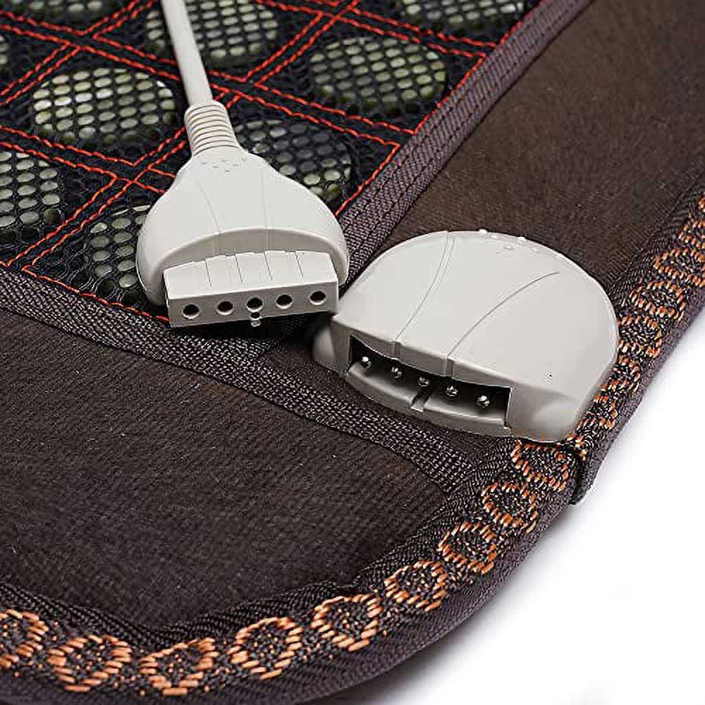 Massage Mattress Heating Pad, Portable Far Infrared Stone Heating Pad ...