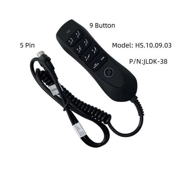 Massage Remote Hand Control HS.10.09.03 with USB for Lift Chairs Power ...