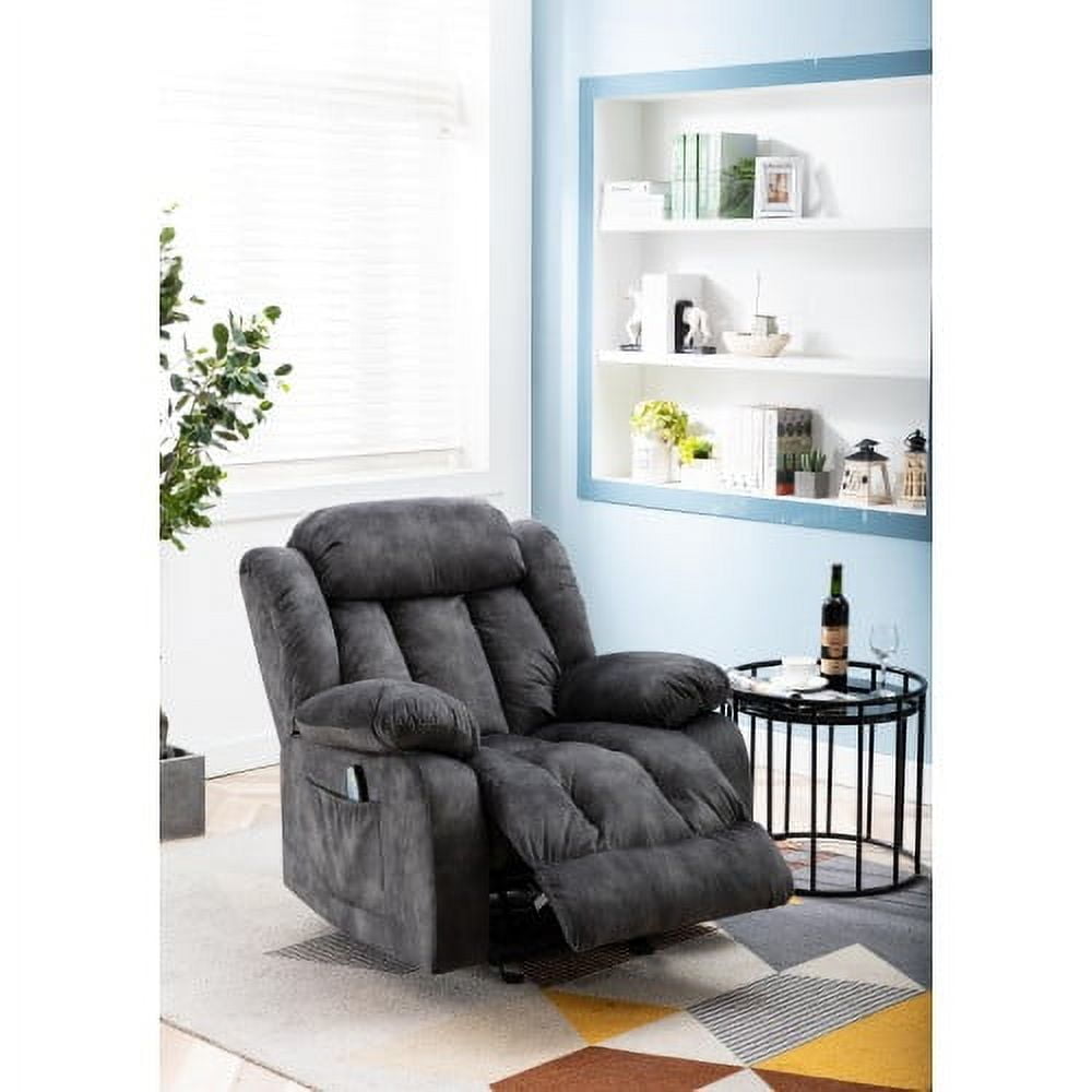 Massage Rocker Recliner with Heat and Vibration, Manual Rocking ...