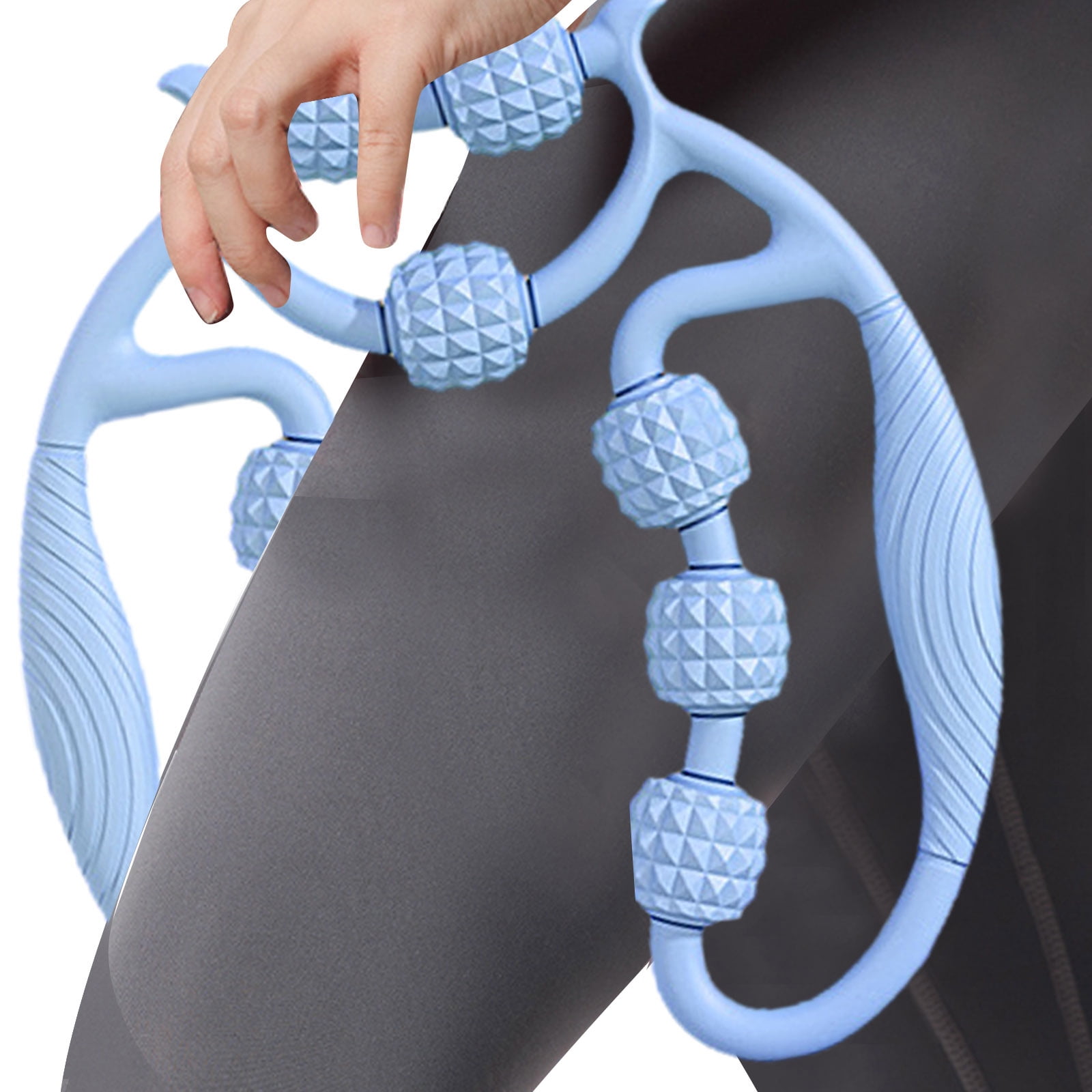 Massage Roller 9 Wheel Muscle Roller for Arm and Leg, Muscle Relaxation ...