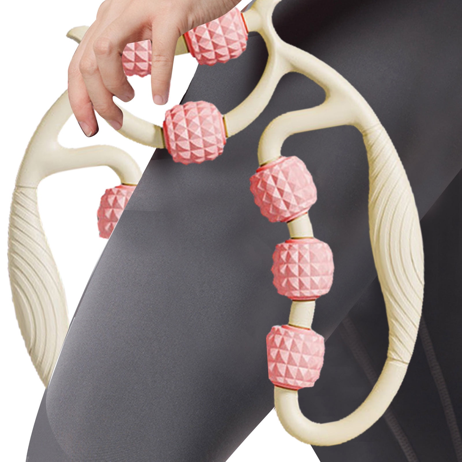 Massage Roller 9 Wheel Muscle Roller for Arm and Leg, Muscle Relaxation ...